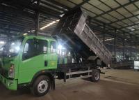 China Green Tipper Dump Truck Howo 116hp High Strength Steel for sale