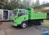 China Green Tipper Dump Truck Howo 116hp High Strength Steel for sale