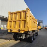 China Euro 2 HOWO Yellow King Mine Dump Truck 30 Tons Loading for sale
