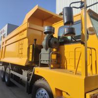 China Euro 2 HOWO Yellow King Mine Dump Truck 30 Tons Loading for sale