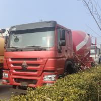 China LHD 8X4 SINOTRUK HOWO Concrete Mixer Truck 371HP for sale
