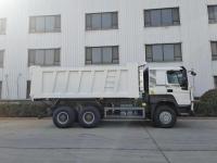 China SINOTRUK Howo Tipper Dump Truck LHD 6X4 371HP In White Color for sale