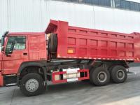 China Red HOWO SINOTRUK Dump Truck 10 - 25 Cubic Meter Load 25 - 40t ZZ3257N3847A for sale