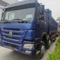 China SINOTRUK BLUE HOWO 400HP 8×4 TIPPER DUMP TRUCK LHD for sale