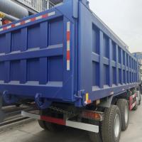 China SINOTRUK BLUE HOWO 400HP 8×4 TIPPER DUMP TRUCK LHD for sale