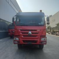 China SINOTRUK RED HOWO 400HP 8×4 TIPPER DUMP TRUCK LHD for sale