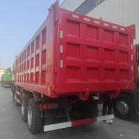 China SINOTRUK RED HOWO 400HP 8×4 TIPPER DUMP TRUCK LHD for sale