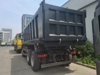 China Black SINOTRUK HOWO Tipper Dump Truck LHD 6X4 371HP New Howo E7 Cab for sale