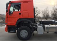 China Tow Tractor Trailer Truck LHD 6x4 371HP Flat Roof Cabin SINOTRUK HOWO Truck for sale