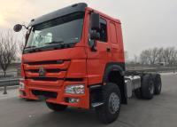 China HOWO Drawing Head Tractor Truck LHD 6x4 371HP Single Berth Cabin Air Suspension for sale