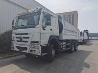 China SINOTRUK HOWO 6x4 400HP U Type White Dump Truck For Mining Using RHD for sale