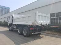 China SINOTRUK HOWO 6x4 400HP U Type White Dump Truck For Mining Using RHD for sale