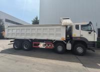 China Sinotruk Howo Tipper Dump Truck Brand New 380Hp Rhd 12Wheels  8 × 4 for sale