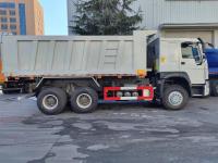 China RHD 6×6 10wheels  White HOWO Tipper Truck Full Drive High Horsepower 380HP for sale