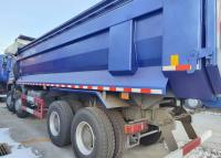 China RHD 8×4 12wheels ZZ3317V3847B1R High Horsepower Lowfuel Consumption380HP Blue  HOWO Tipper Truck for sale