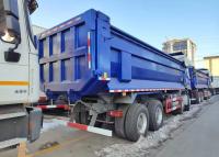 China RHD 8×4 12wheels ZZ3317V3847B1R High Horsepower Lowfuel Consumption380HP Blue  HOWO Tipper Truck for sale