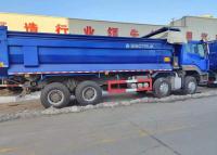 China RHD 8×4 12wheels ZZ3317V3847B1R High Horsepower Lowfuel Consumption380HP Blue  HOWO Tipper Truck for sale