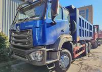 China RHD 8×4 12wheels ZZ3317V3847B1R High Horsepower Lowfuel Consumption380HP Blue  HOWO Tipper Truck for sale