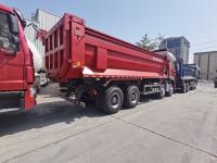 China Sinotruk Hohan New Howo Tipper Dump Truck N7 8 × 4 12 Wheels 380Hp Lhd Or Rhd With Tarpaulin U Type Container for sale