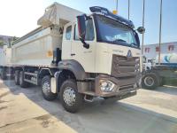China ZZ3317V386JB1R High Horsepower Low Fuel Consumption 380HP White U-type   HOWO Tipper Truck for sale