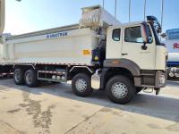 China ZZ3317V386JB1R High Horsepower Low Fuel Consumption 380HP White U-type   HOWO Tipper Truck for sale