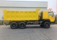China Sinotruk Howo Tipper Dump Truck 6 × 6 All Wheel Drive With 14.00R20 Single Tyre 380Hp for sale
