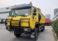 China Sinotruk Howo Tipper Dump Truck 6 × 6 All Wheel Drive With 14.00R20 Single Tyre 380Hp for sale
