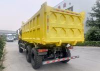 China Sinotruk Howo Tipper Dump Truck 6 × 6 All Wheel Drive With 14.00R20 Single Tyre 380Hp for sale