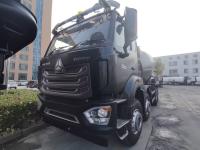 China NEW HOWO HOHAN SINOTRUK Concrete Mixer Truck Black 10CBM 380HP 8X4 RHD for sale