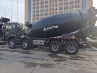 China NEW HOWO HOHAN SINOTRUK Concrete Mixer Truck Black 10CBM 380HP 8X4 RHD for sale