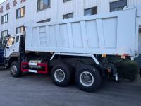 China SINOTRUK HOHAN HOWO 380HP LHD Tipper Dump Truck 6X4 Patterned Style Cargo Box for sale