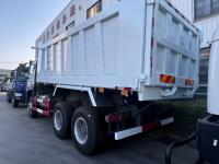 China SINOTRUK HOHAN HOWO 380HP LHD Tipper Dump Truck 6X4 Patterned Style Cargo Box for sale