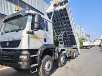 China 26.91CBM Powerful HOWO TX 8x4 Tipper Dump Truck With 12.00R20 Wheel for sale