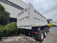 China HOWO 371HP 6×4 Left-Hand Drive Mid-Rise Dump Truck for sale