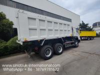 China HOWO 371HP 6×4 Left-Hand Drive Mid-Rise Dump Truck for sale