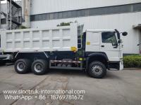 China HOWO 371HP 6×4 Left-Hand Drive Mid-Rise Dump Truck for sale
