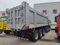 China 400HP  8×4+One Lift Axle, Super Power Heavy Duty U - Shaped Double Door Mighty King Tipper Dump Truck for sale