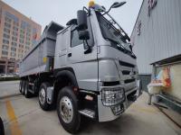 China 400HP  8×4+One Lift Axle, Super Power Heavy Duty U - Shaped Double Door Mighty King Tipper Dump Truck for sale