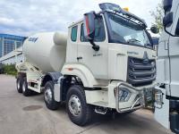 China White HOWO 8*4 Concrete Mixer: 371 Horsepower & Super-Large Loading Capacity for sale