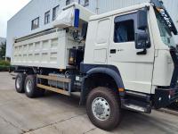 China 371HP White HOWO 6*6 All-Wheel Drive Dump Truck with Ghost-Face Cab for sale