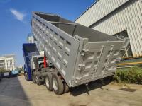China SINOTRUK HOWO 8×4 Dump Truck 400HP + 7800mm Rear Double Door Cargo Box for sale