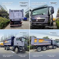 China SINOTRUK Heavy Duty Hauler TX Tipper Dump Truck with 380HP Engine, 30-40 Tons Load Capacity and Middle Lifting Type for sale