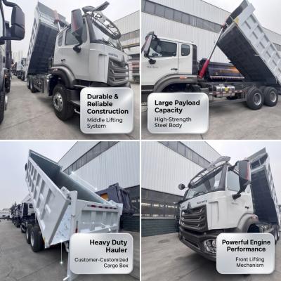China SINOTRUK HOHAN New Howo Tipper Dump Truck 19-20CBM Customer-customized  Front Lifting  6 × 4 LHD  Cargo Box for sale