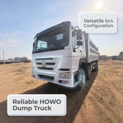 China Tipper Dump Truck Heavy-Load Mover with 40-50 Tons Load Capacity, 375 Horsepower Diesel Engine, and 7300mm Cargo Box Length for sale