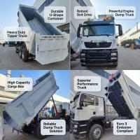 China HOWO TX 6*4 White Dump Truck with 390HP MAN Engine & 20CBM Cargo Box for Superior Performance for sale