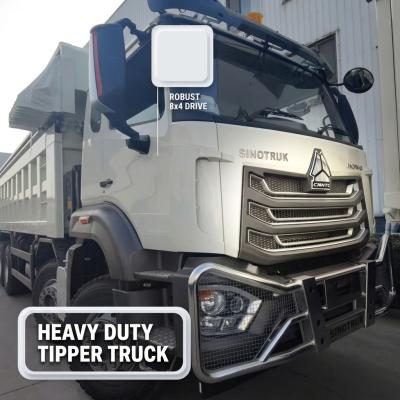China Sinotruk NX Tipper Dump Truck with 371HP Engine, 50-60T Capacity and 8×4 Drive for Heavy-Duty Transport for sale