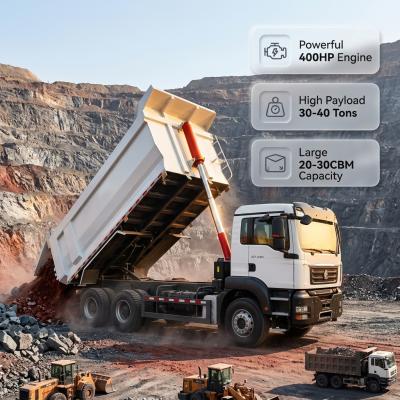 China SITRAK 430 Power Heavy-Duty Tipper Dump Truck with 30-40T Loading Capacity and Euro 3 Emission Standard for sale