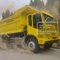 China Sinotruk Mining Dump Truck with 430HP Engine 6x4 Drive Model and 16mm Bottom Thickness Cargo Box for sale