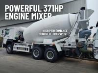 China 6×4 371HP 12CBM Concrete Mixer Truck with High Efficiency and Strong Power for Heavy-Duty Construction for sale