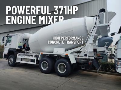 China 6×4 371HP 12CBM Concrete Mixer Truck with High Efficiency and Strong Power for Heavy-Duty Construction for sale